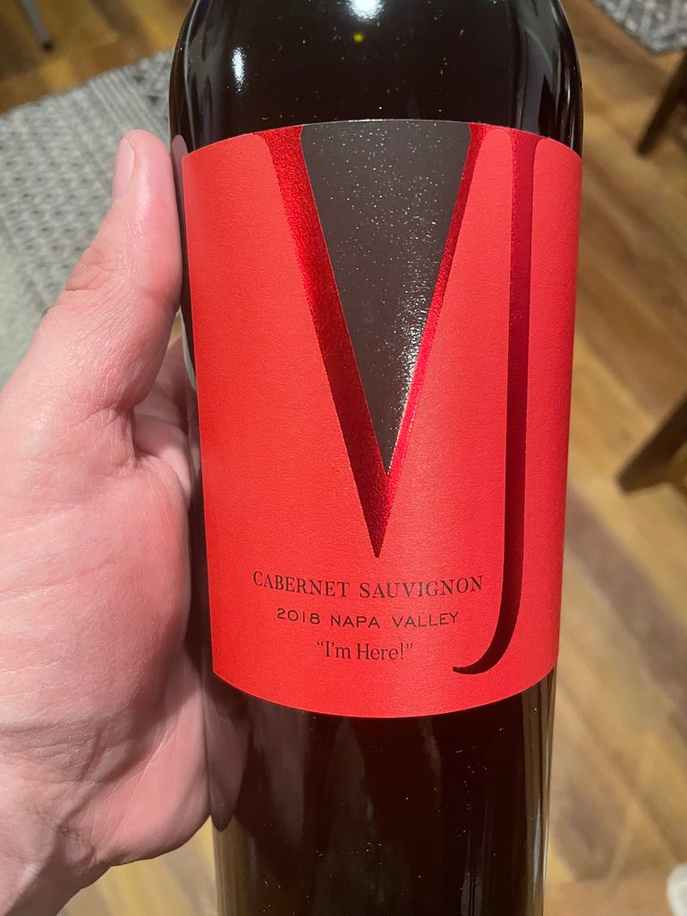 2018 Paradise Vineyards & Winery Cabernet Sauvignon VJ "I'm Here", USA ...