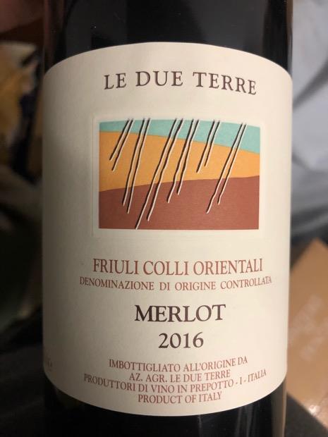 2019 Le Due Terre Friuli Colli Orientali Merlot, Italy, Friuli-Venezia ...