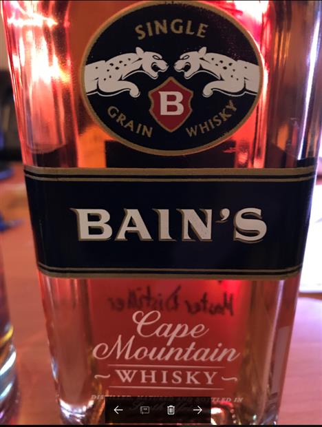 NV Bain's Cape Mountain Whisky, South Africa, Coastal Region ...