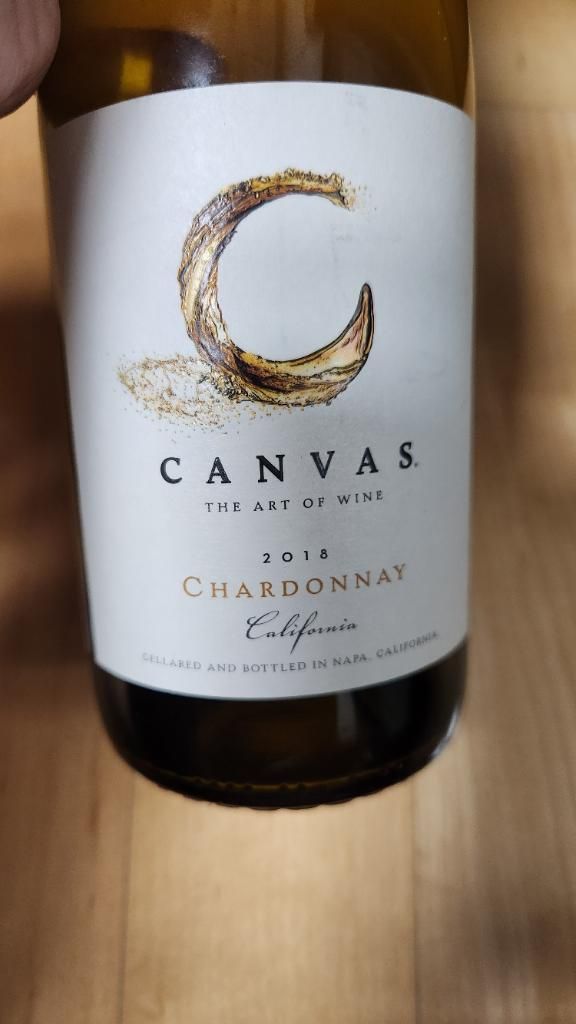 2018 Canvas - The Art of Wine Chardonnay, USA, California, Napa Valley ...