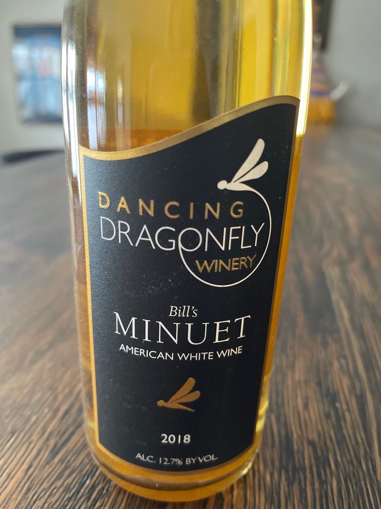 2018 Dancing Dragonfly Winery Bill's Minuet Reserve, USA, Wisconsin ...