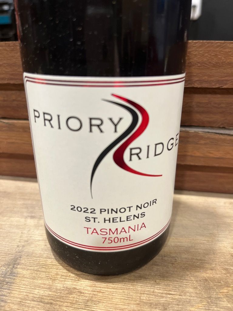2022 Priory Ridge Pinot Noir, Australia, Tasmania, East Coast ...