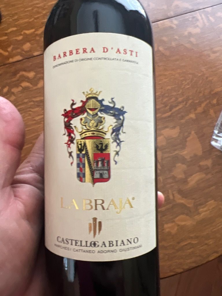 2019 Castello di Gabiano Barbera d'Asti La Braja, Italy, Piedmont, Asti ...