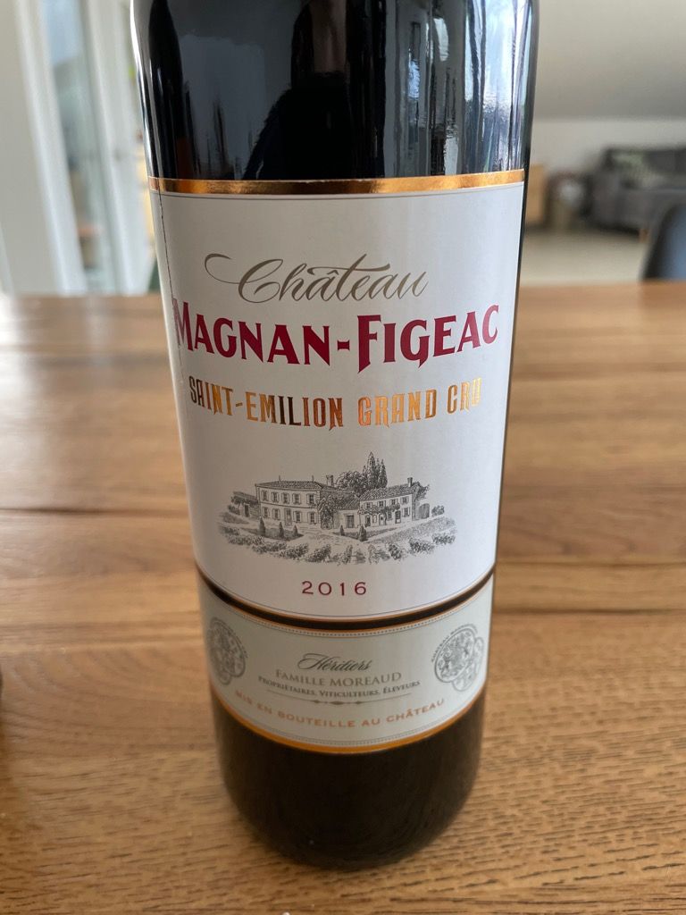 2016 Château Magnan-Figeac Cuvée Kara, France, Bordeaux, Libournais, St ...