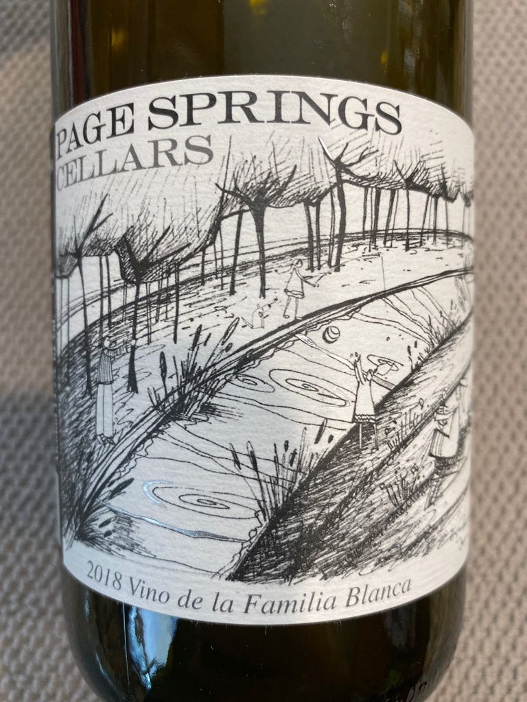 2019 Page Springs Cellars Vino de la Familia Blanca, USA, Arizona ...