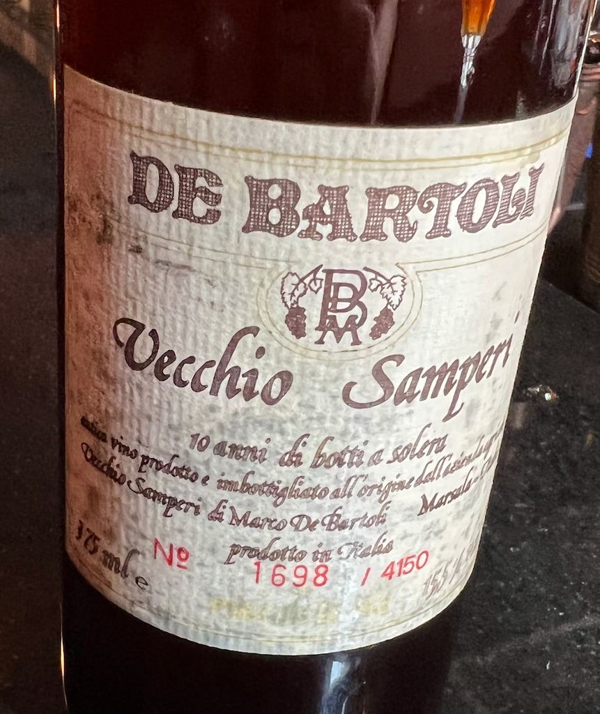 NV Marco De Bartoli Marsala Superiore Vecchio Samperi 10 Anni Solera ...