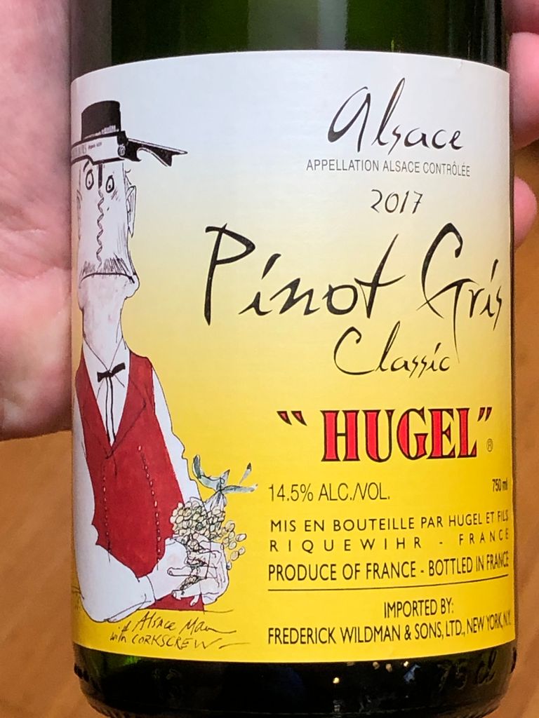 2017 Hugel Pinot Gris Classic, France, Alsace - CellarTracker