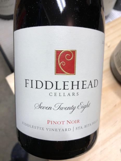 2014 Fiddlehead Cellars Pinot Noir Seven Twenty Eight Fiddlestix ...
