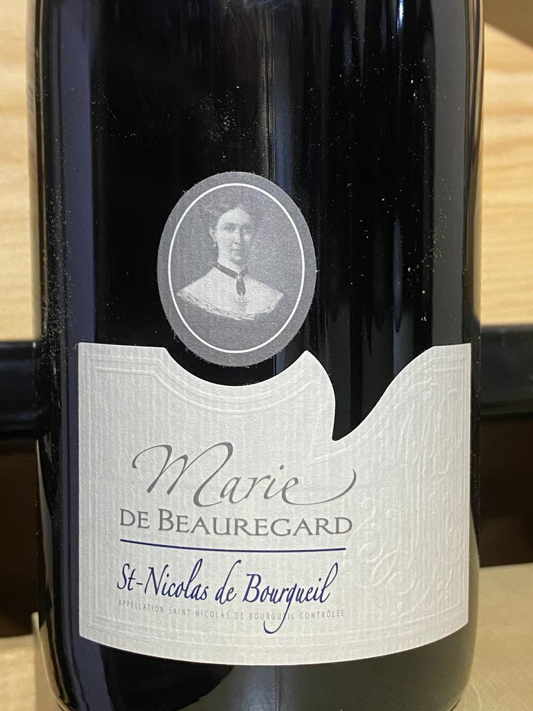 2014 Guy Saget Saint-Nicolas-de-Bourgueil Marie de Beauregard, France ...