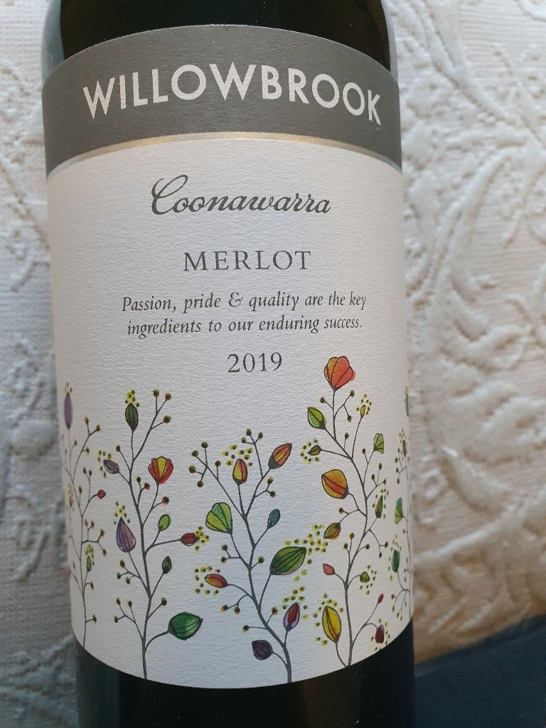 2019 Willowbrook Merlot, Australia, South Australia, Limestone Coast ...