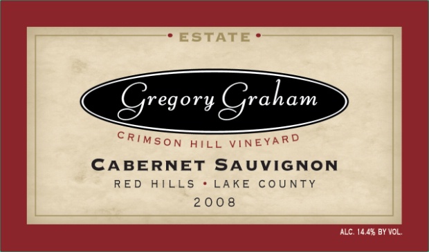 2008 Gregory Graham Cabernet Sauvignon Estate Crimson Hill, USA ...