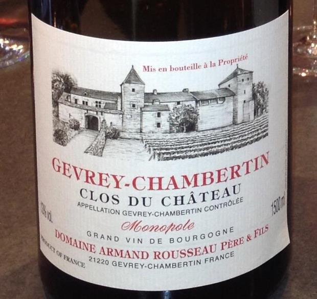 2013 Domaine Armand Rousseau Père et Fils Gevrey-Chambertin Clos du ...