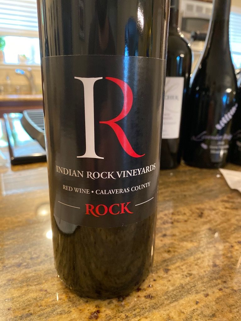 NV Indian Rock Vineyards Rock Red, USA, California, Sierra Foothills ...