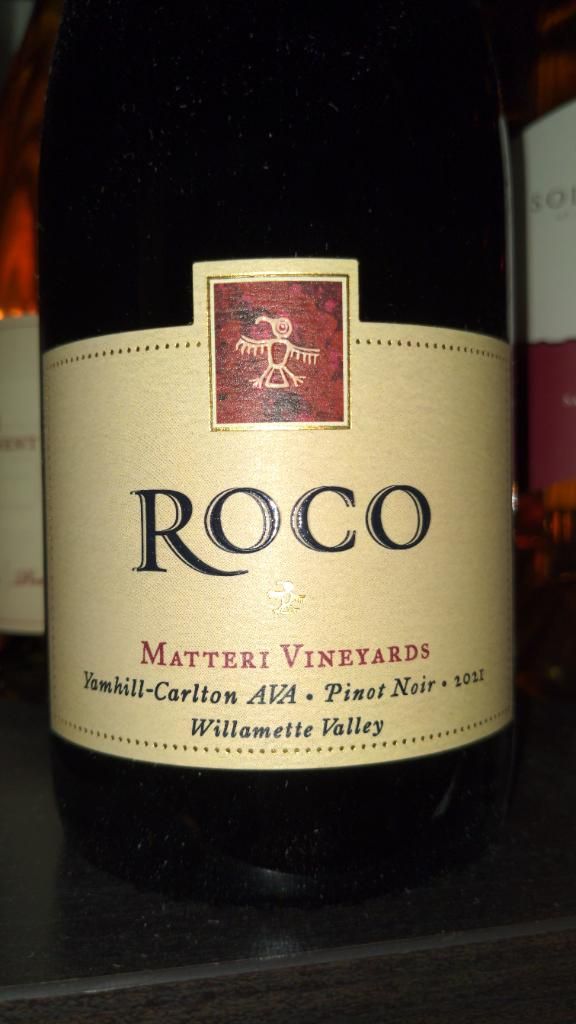 2021 Roco Pinot Noir Matteri Vineyard, USA, Oregon, Willamette Valley ...