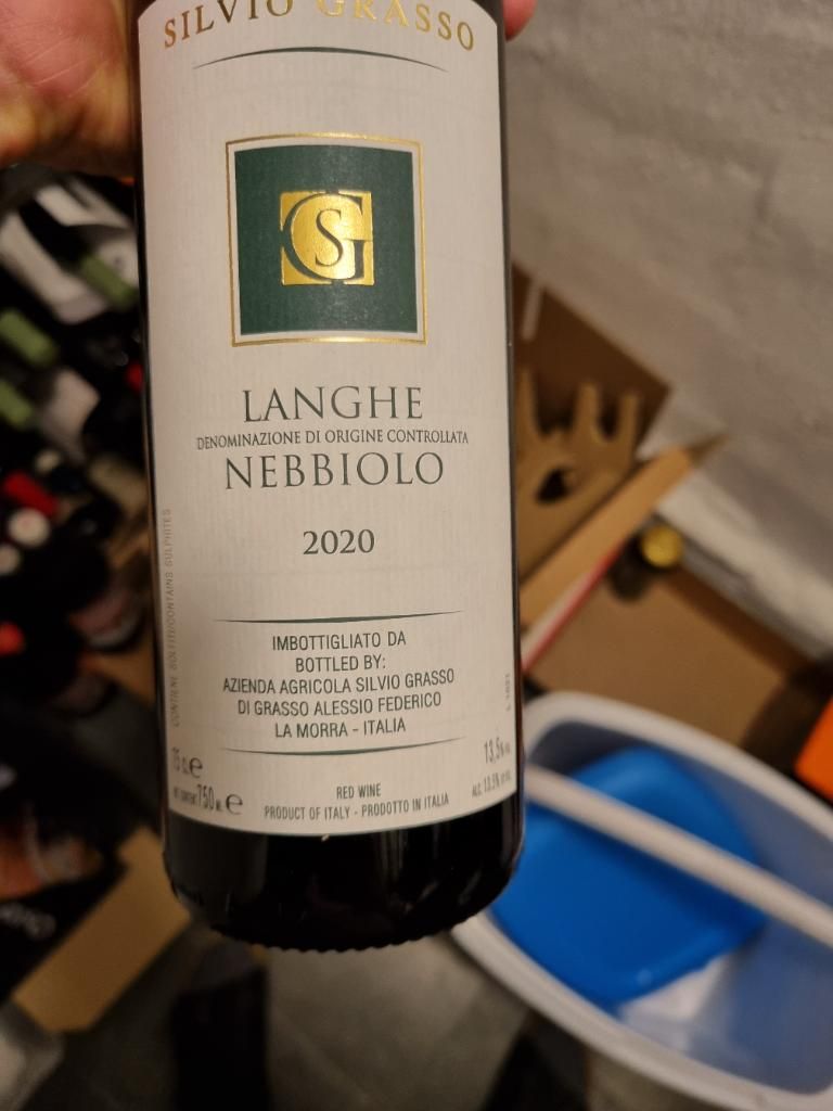 2020 Silvio Grasso Langhe Nebbiolo, Italy, Piedmont, Langhe, Langhe DOC ...