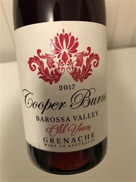 2017 Cooper Burns Grenache, Australia, South Australia, Barossa ...