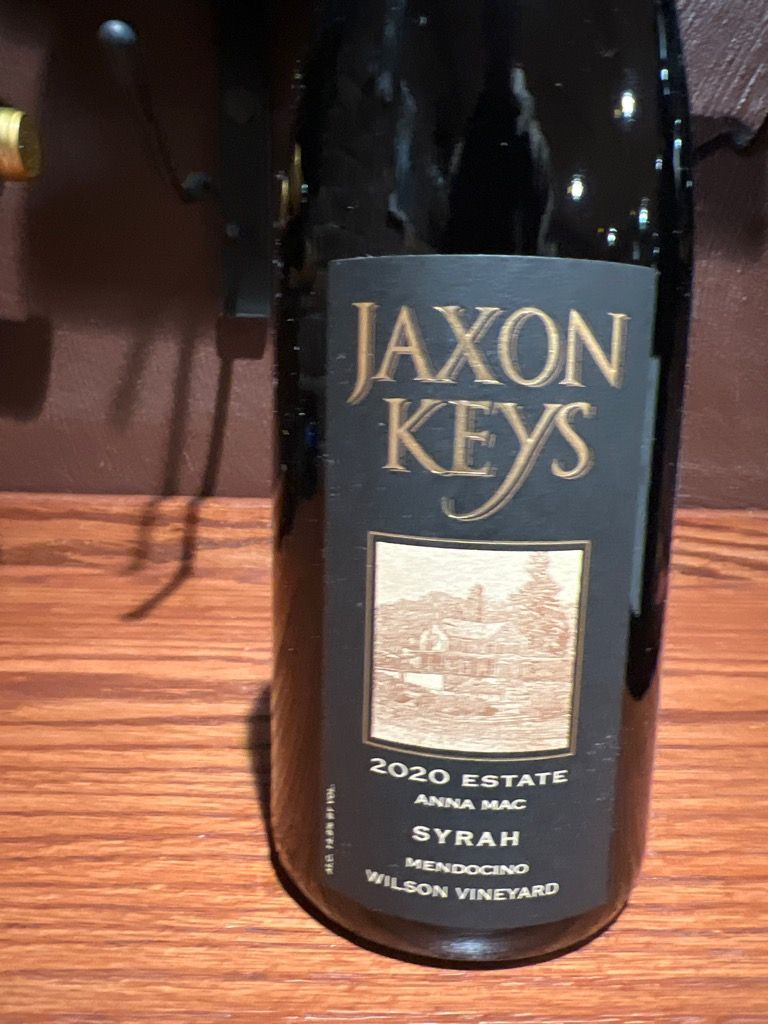 2022 Jaxon Keys Syrah Anna Mac Estate Don Wilson Vineyard, USA ...