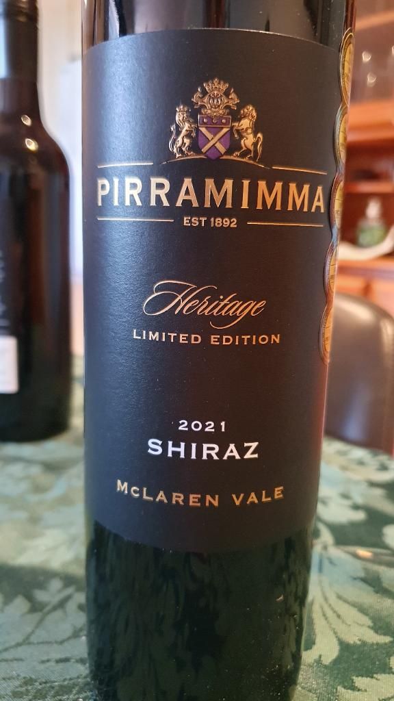 2021 Pirramimma Shiraz Heritage Limited Edition, Australia, South ...