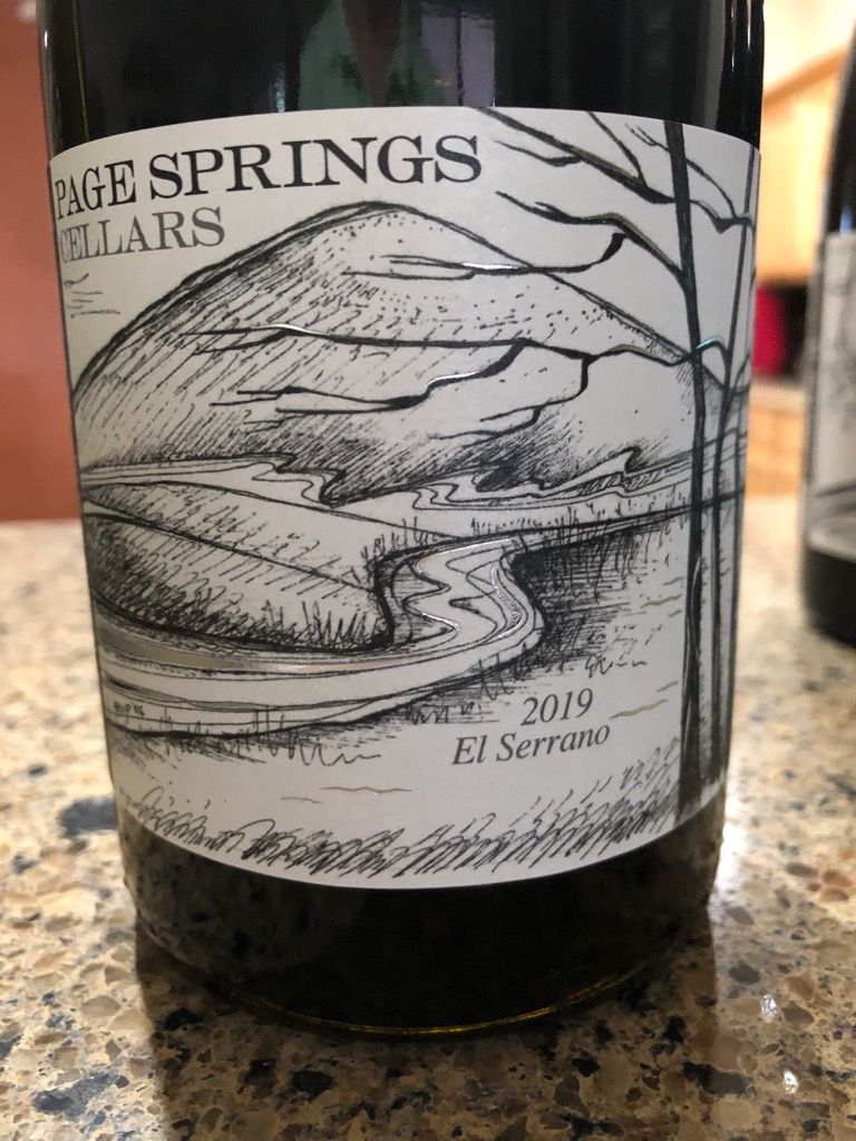 2020 Page Springs Cellars El Serrano, USA, Arizona - CellarTracker
