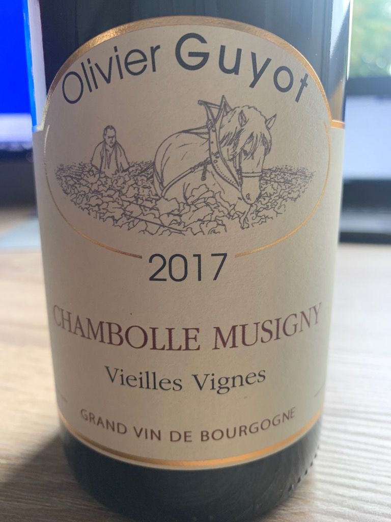 2020 Olivier Guyot Chambolle-Musigny Vieilles Vignes, France, Burgundy ...