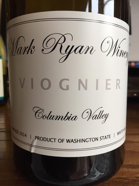 2014 Mark Ryan Viognier Columbia Valley, USA, Washington, Columbia ...