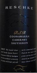 2003 Reschke Cabernet Sauvignon RSR, Australia, South Australia ...