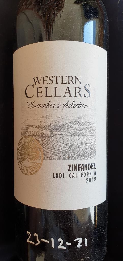 2019 Western Cellars Zinfandel Winemaker's Selection, USA, California ...