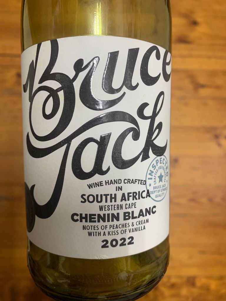 2023 Bruce Jack Chenin Blanc The Rustler Angus McLean, South Africa ...