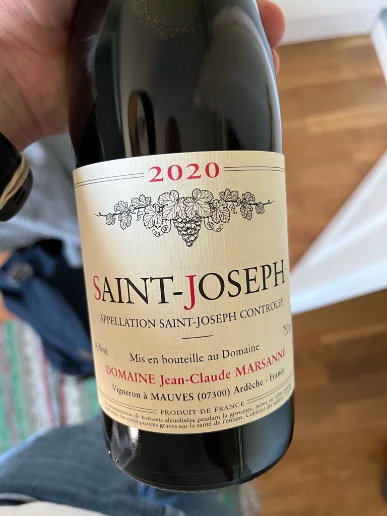 Community Tasting Notes - 2020 Domaine Jean-Claude Marsanne St. Joseph ...