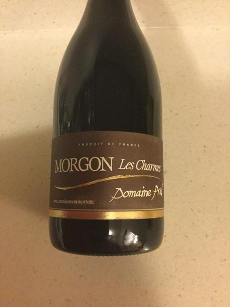2013 Domaine Pral Morgon Les Charmes, France, Burgundy, Beaujolais ...