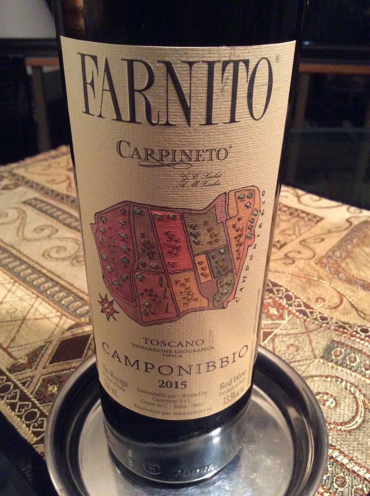 2016 Carpineto Farnito Camponibbio Toscana IGT, Italy, Tuscany, Toscana ...