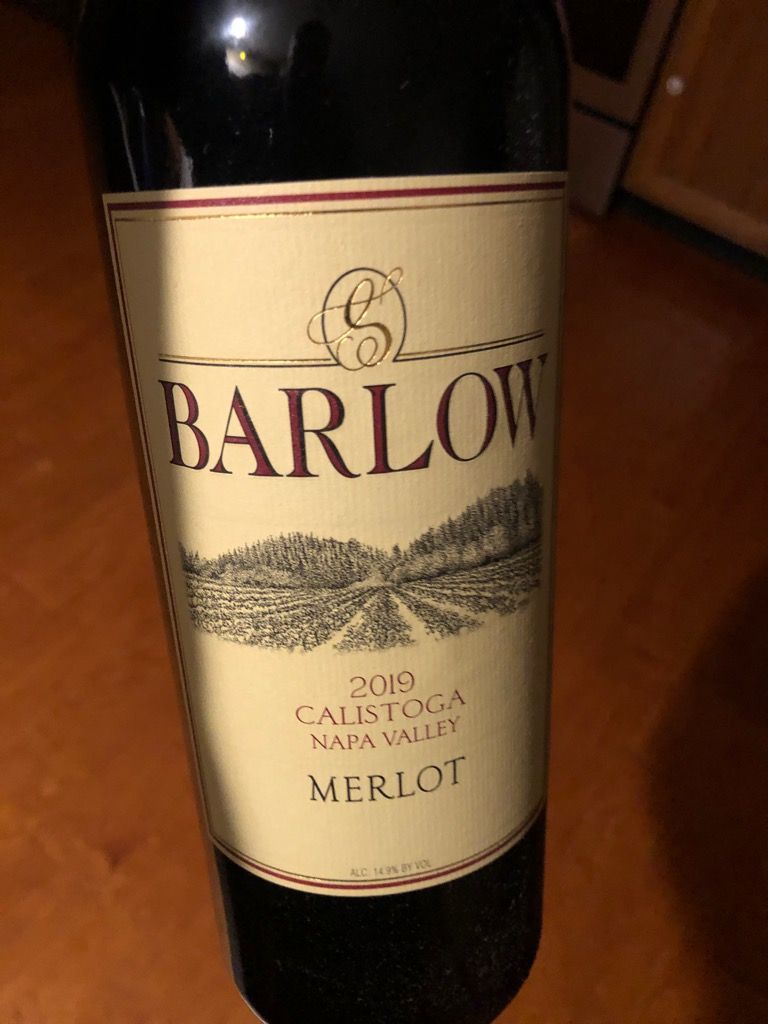 2019 Barlow Vineyards Merlot, USA, California, Napa Valley, Calistoga ...