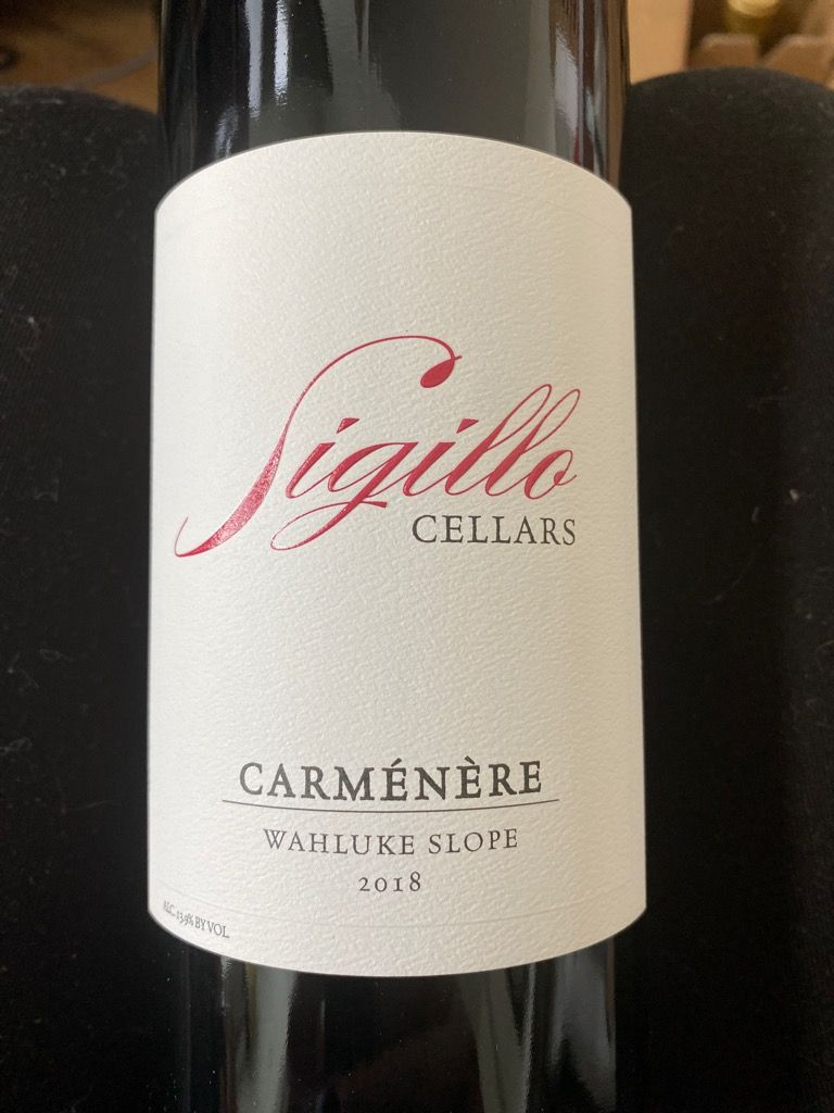 2018 Sigillo Cellars Carménère, USA, Washington, Columbia Valley ...