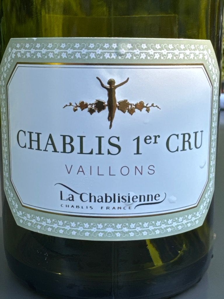 2019 La Chablisienne Chablis 1er Cru Vaillons, France, Burgundy ...