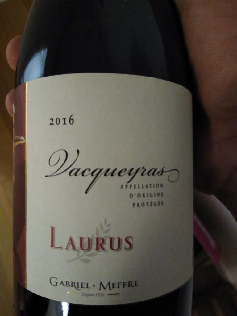2020 Gabriel Meffre Vacqueyras Laurus, France, Rhône, Southern Rhône ...