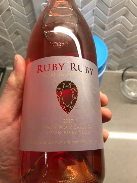 2017 Emeritus Vineyards Pinot Noir Ruby Ruby, USA, California, Sonoma ...