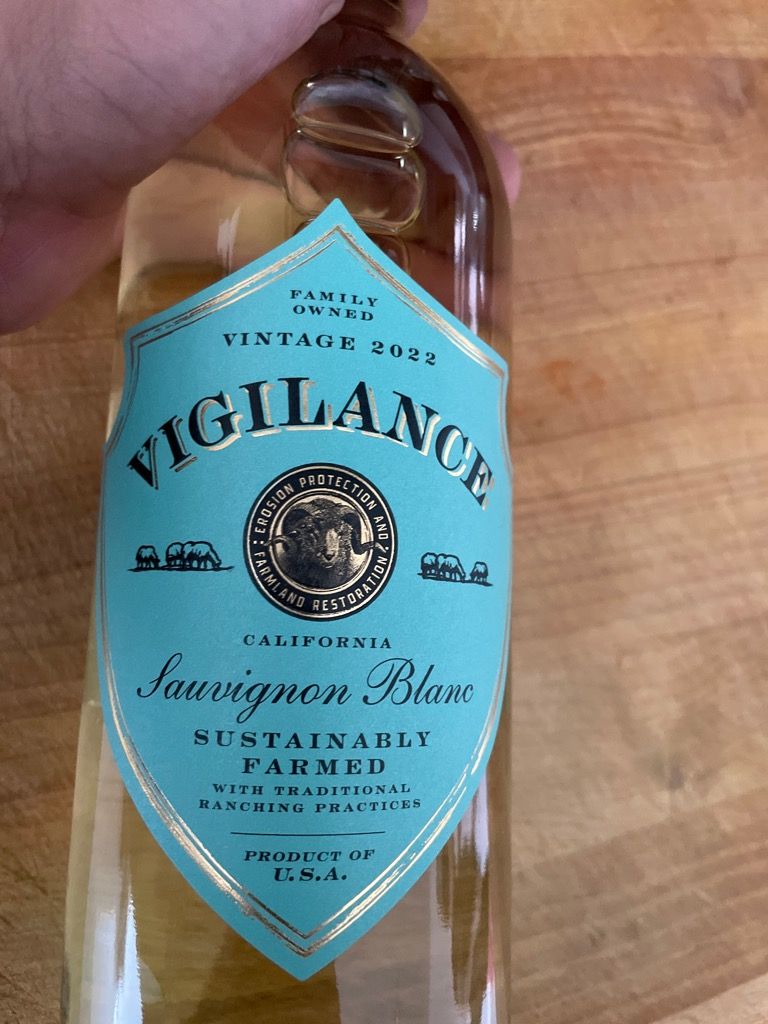 2022 Vigilance Sauvignon Blanc, USA, California, North Coast, Red Hills ...