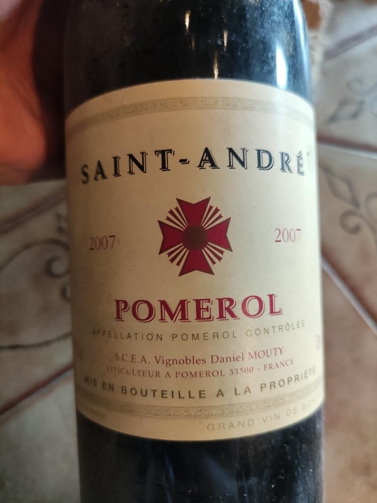 2005 Vignobles Daniel Mouty Saint André, France, Bordeaux, Libournais ...