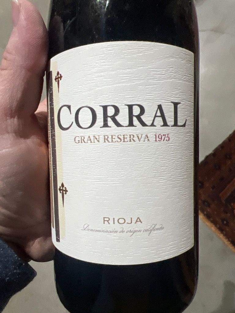 1975 Bodegas Corral Rioja Gran Reserva, Spain, La Rioja, Rioja ...