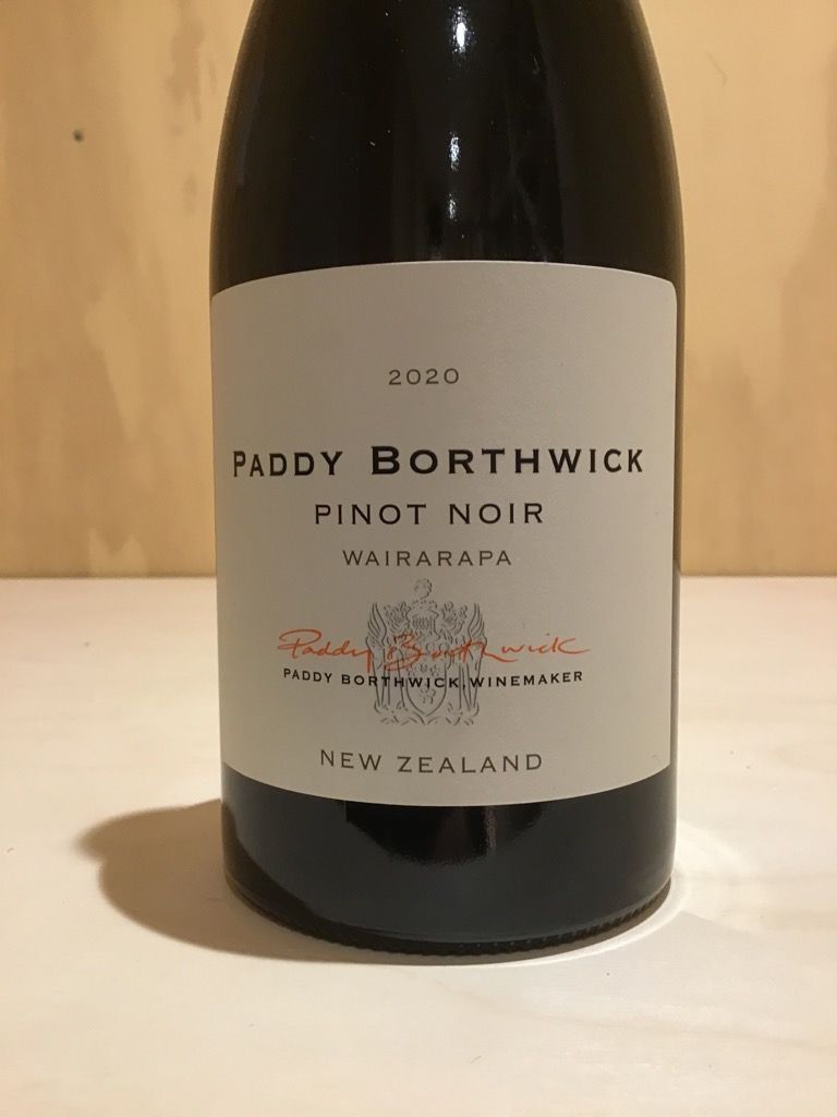 2020 Paddy Borthwick Pinot Noir, New Zealand, North Island, Wairarapa ...