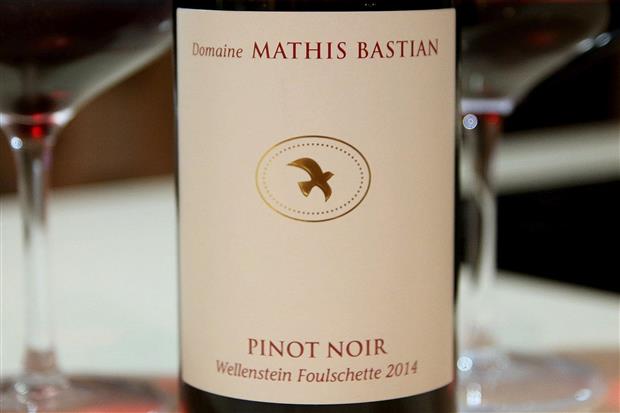 2010 Mathis Bastian Pinot Noir Wellenstein Foulschette, Luxembourg ...