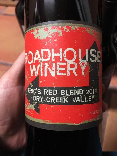 2012 Roadhouse Winery Eric's Red Blend, USA, California, Sonoma County ...