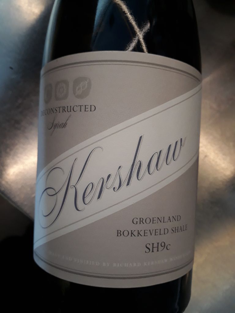 2020 Richard Kershaw Wines Syrah Deconstructed Groenland Bokkeveld ...