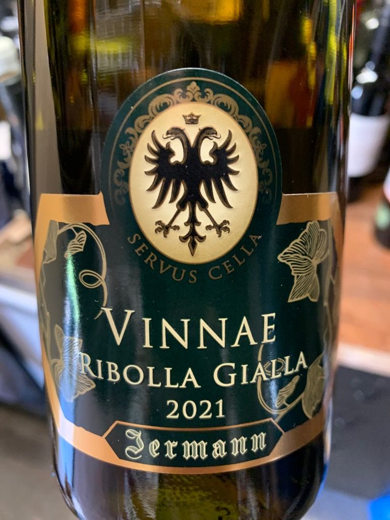 2021 Jermann Ribolla Gialla Vinnae, Italy, Friuli-Venezia Giulia ...