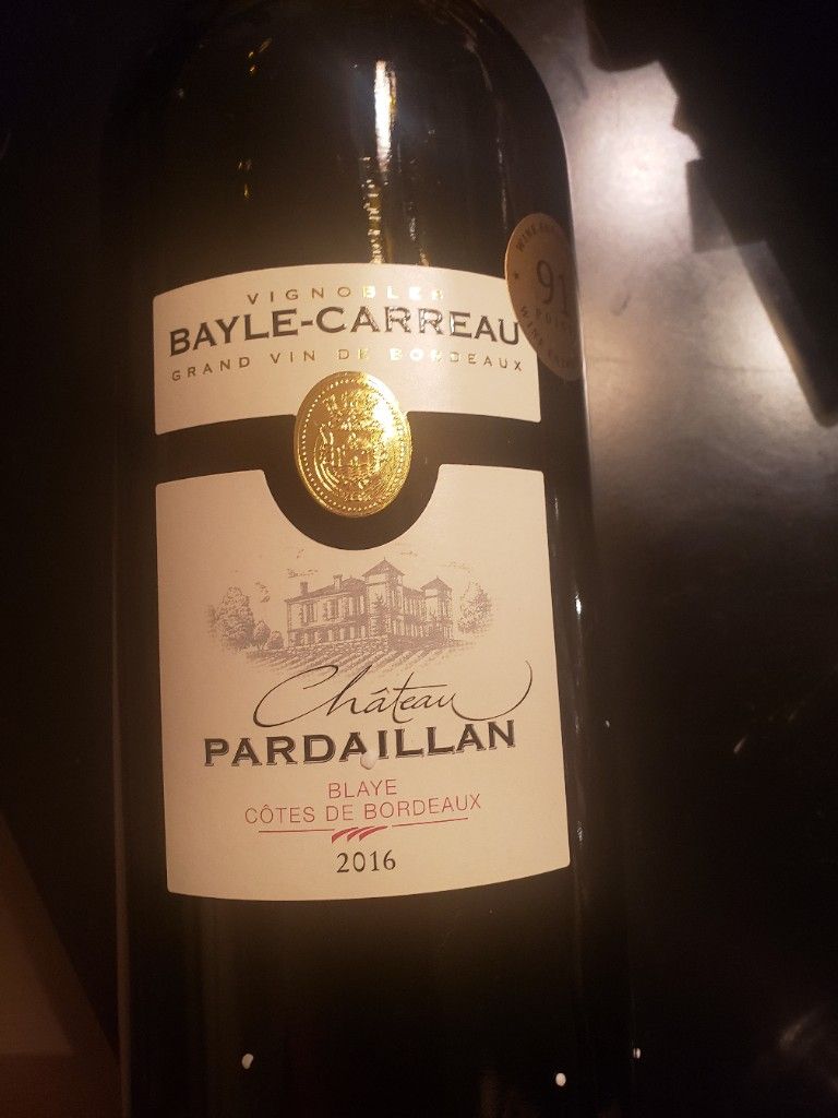 2016 Château Pardaillan, France, Bordeaux, Blaye Côtes de Bordeaux ...