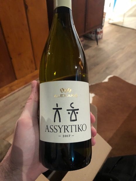2017 Alexakis Assyrtiko, Greece, Crete - CellarTracker