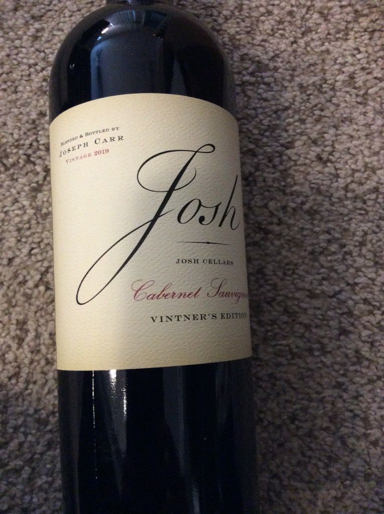 2019 Josh Cellars Cabernet Sauvignon Craftsman's Collection, USA ...