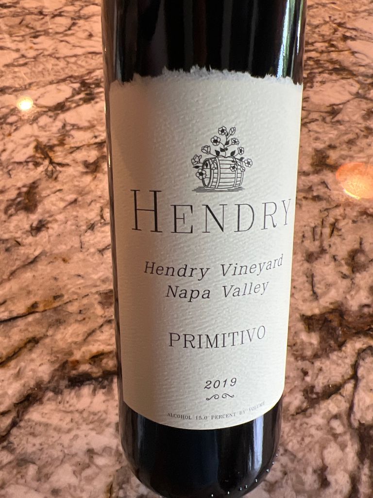 2019 Hendry Primitivo Hendry Vineyard, USA, California, Napa Valley ...
