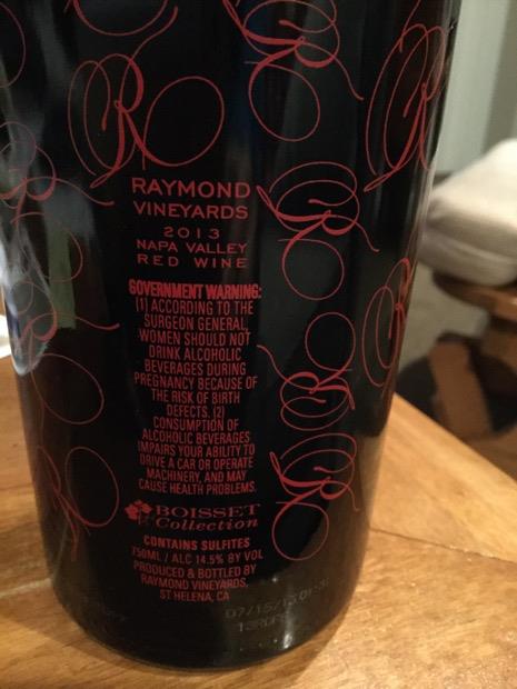 2013 Raymond Red Room, USA, California, Napa Valley - CellarTracker