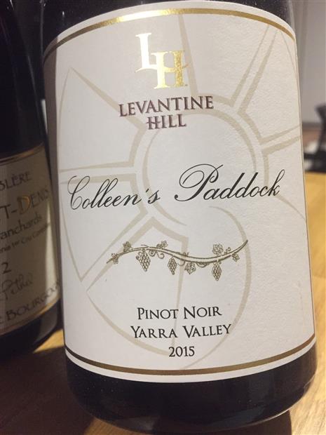 2015 Levantine Hill Estate Pinot Noir Colleen's Paddock, Australia ...